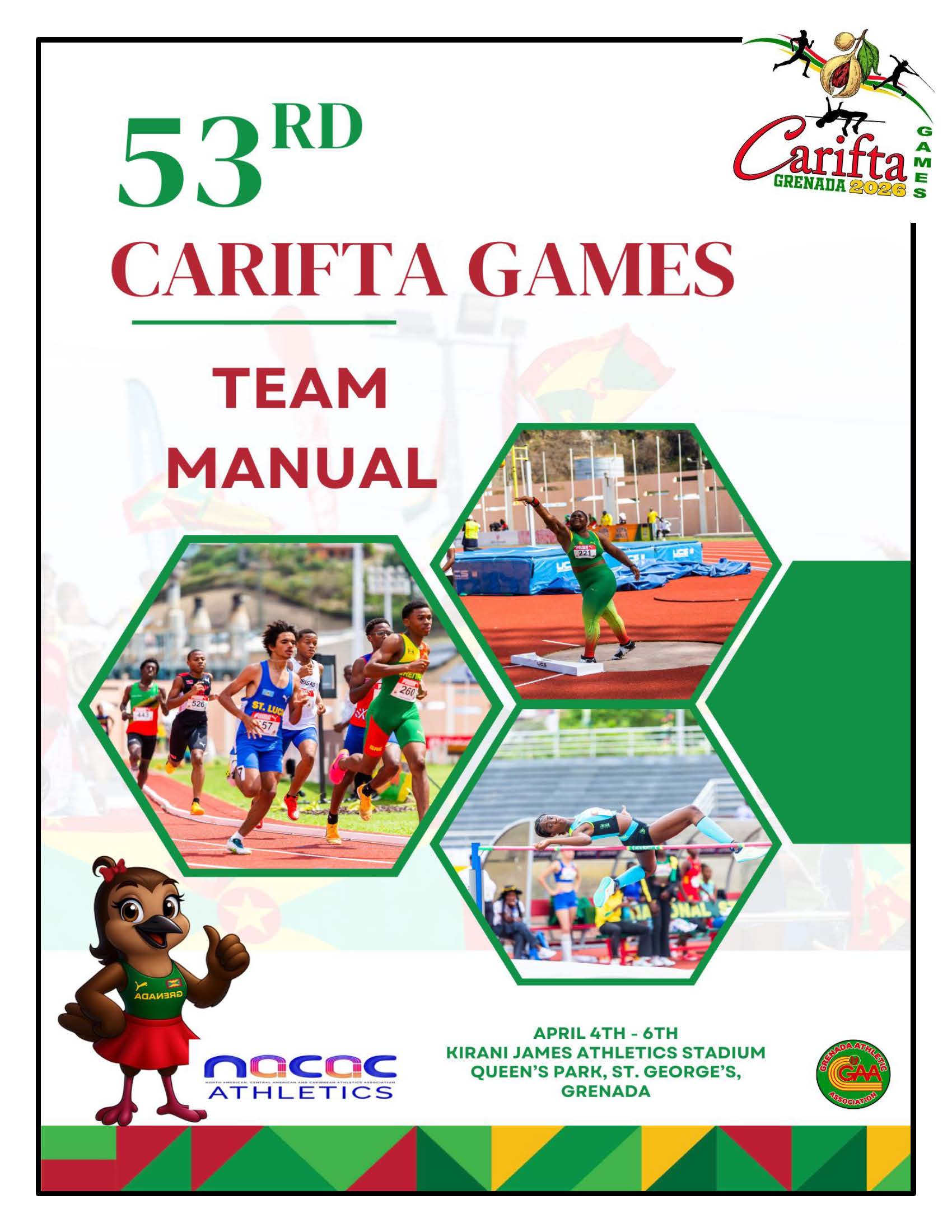 53rd CARIFTA Games 2026 in Grenada – Team Guide & Schedule